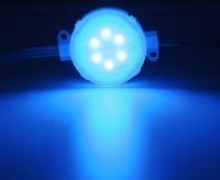 China IP67 LED Point Light 50mm 1.2W DC12V RGB Weatherproof Decoration for Christmas New Year Night Art Displays for sale
