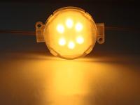 China IP67 LED Point Light 50mm 1.2W DC12V RGB Weatherproof Decoration for Christmas New Year Night Art Displays for sale
