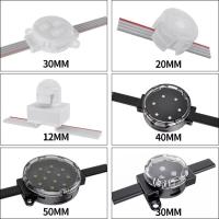 China 40mm Smart Addressable LED Pixel Light IP67 Waterproof 48V RGBW Outdoor Facade Wall Lamp for sale