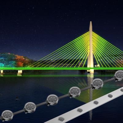 China RGBW LED Point Light 36V 40mm SMD3535 IP67 Waterproof DMX512 Decorative Lighting for sale