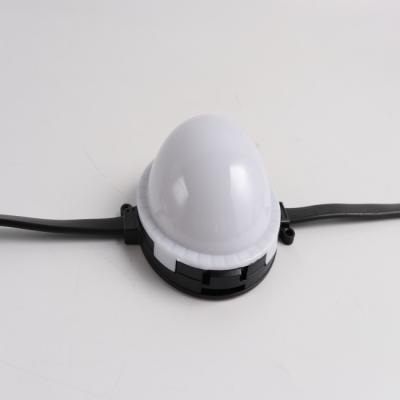 China 80mm LED Point Light 3W DC24V RGB IP67 PC Housing with Bayer Chips for Outdoor Decoration for sale