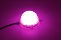 China 100mm Programmable RGB LED Point Light 5W DC24V IP67 Waterproof PC Shell Outdoor Pixel Lamp for sale