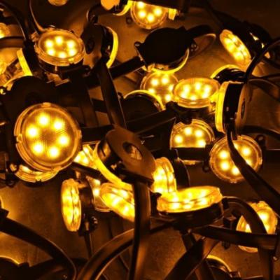 China 50mm RGB LED Point Light SMD3535 48V DMX512 IP67 Waterproof Flexible Lighting for sale