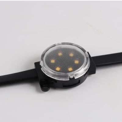 China DC48V 2W RGBW IP68 LED Pixel Point Light 40mm Outdoor Permanent Landscape Track Lighting DMX512 for sale