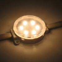China DC24V 50mm SMD3535 LED Point Light 6LEDs IP67 DMX512 Addressable Pixel for Outdoor Matrix Display for sale