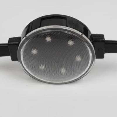 China IP67 40mm 2W RGBW LED Point Light 48V DMX512 for Hotel Facade Eave Decoration for sale