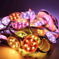 China DC24V IP67 Waterproof RGB LED Point Light 50×24.2mm for Outdoor Building Lighting Projects for sale