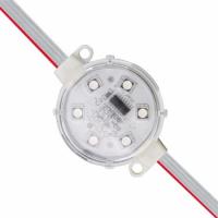 China DC24V IP67 Waterproof RGB LED Point Light 50×24.2mm for Outdoor Building Lighting Projects for sale
