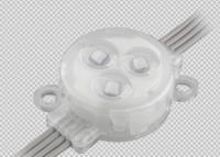China Programmable Pixel LED Point Light IP67 12V RGB PC Shell Glue 0.8W DMX512 for sale
