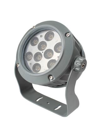 China IP65 9W LED Flood Light Circular Spotlight Outdoor Die Cast Aluminum AC90-265V for sale