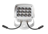 China 12W Aluminum Outdoor LED Flood Light IP65 Waterproof White Jade Square Spotlight 30000+ Hours for sale