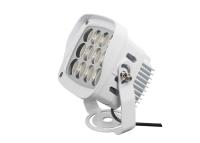 China 12W Aluminum Outdoor LED Flood Light IP65 Waterproof White Jade Square Spotlight 30000+ Hours for sale