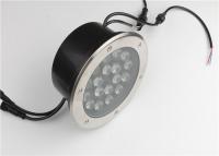 China 18W DC24V IP65 Round Ground Buried LED Spot Light Epistar Aluminum 30000Hrs for sale