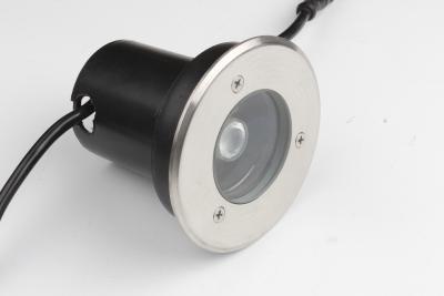 China Outdoor Recessed LED Paving Lamp 1W DC24V IP65 Waterproof Round Ground Buried Light for sale