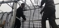 China P62.5 LED Mesh Video Wall Display - 192W/m² Flexible Outdoor Screen with DMX512 Control for sale
