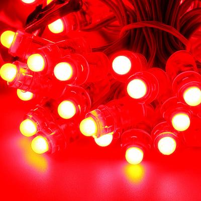China Outdoor IP67 0.15W DC 12V 9mm RGB Pixel Light String for Channel Letters for sale