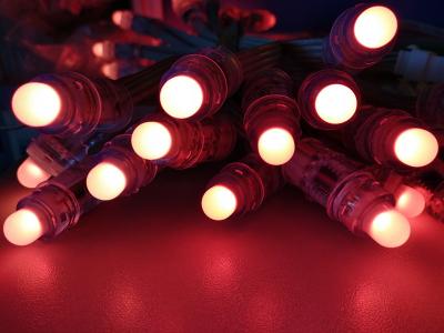 China Red Outdoor IP67 DC5V 12mm LED Pixel Light for Channel Letters 0.13W for sale