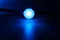 China Addressable 30mm IP67 Waterproof LED Spot Light 12V 1W RGB Pixel Light for sale