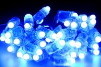 China DC 5V 9mm 0.1W Addressable LED Light String IC16716 Blue Epistar Chips for sale