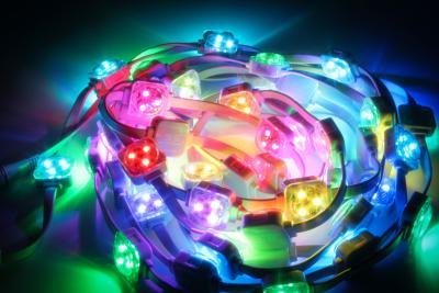 China 25mm RGB LED Pixel Light DC12V 0.75W with IP67 Waterproof Rating and 30,000 Hour Lifespan for sale