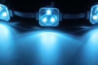 China DMX512 RGB LED Pixel Point Light 0.75W 12V H2503P12 25mm Programmable IP67 for sale