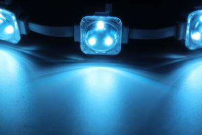 China DMX512 RGB LED Pixel Point Light 0.75W 12V H2503P12 25mm Programmable IP67 for sale