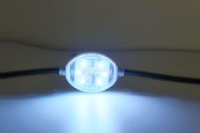 China 1.5W 24V 60mm IP65 RGBW LED Pixel Point Light 120 Degree Angle for sale