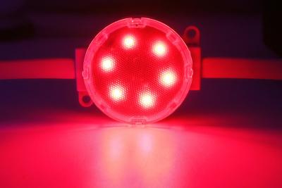 China 50mm RGB LED Pixel Light 1.5W 24V IP67 160° Beam Angle Programmable DMX512 for sale