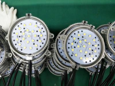 China IP65 Waterproof 100mm RGB LED Pixel 5W 24V DMX512 Programmable for sale