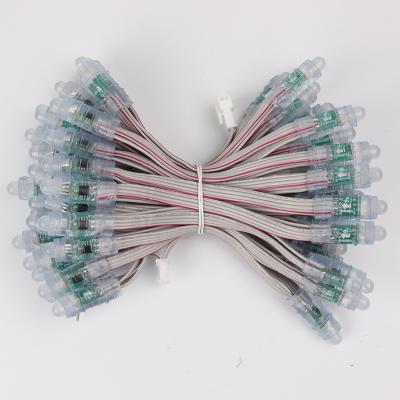 China DC5V 12mm RGB LED Pixel Light IP67 Outdoor Waterproof Advertising String 50pcs for sale