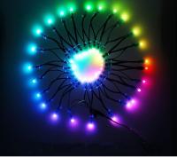 China 12mm RGB LED Pixel Light WS2811 1903 Programmable Christmas Lights 5V 12V 50PCS Chain for sale