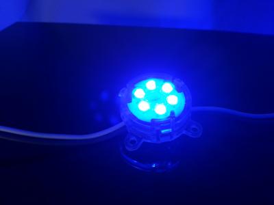 China DC 24V RGB Full Color LED Pixel Light 12mm for Signboard IP67 0.6W for sale