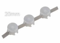 China DMX LED Pixel SMD5050 RGB DC5V 20mm Round LED Module for Pixel Display for sale