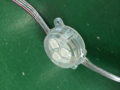 China 1.8W 30mm RGB Full Color LED Decorative String Lights DC24V IP67 Outdoor for sale
