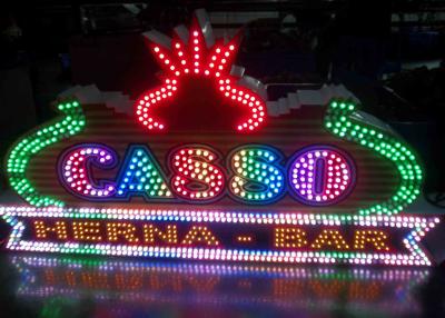 China Custom LED Advertising Sign Single Color 12mm Outdoor Building Decoration Sign for sale