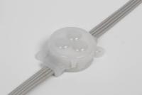 China 0.8W DMX512 RGB LED Pixel Light 12V 3 LEDs Waterproof 30mm Miracle Bean for sale