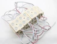 China SMD 5730 Lens Ultrasonic LED Module 12V 2.4W High Brightness Waterproof IP67 for Channel Letter for sale