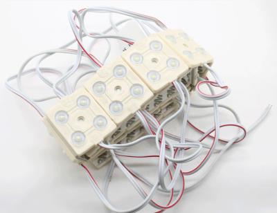 China SMD 5730 Lens Ultrasonic LED Module 12V 2.4W High Brightness Waterproof IP67 for Channel Letter for sale