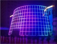 China IP67 Waterproof 24V DMX 40mm LED Point Light RGB Facade Pixel Light 30000hrs for sale