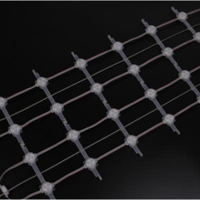 China Miracle Bean P100 LED Mesh Curtain 1000x1000mm IP67 Transparent Soft Screen for sale