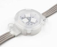 China SMD5050 LED Point Light 30mm 3LEDs IP67 Waterproof 12V DC RGB Pixel Light for sale