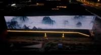 China 160° Light Angle SMD 5050 LED Mesh Screen for Permanent Customized Outdoor Advertising for sale