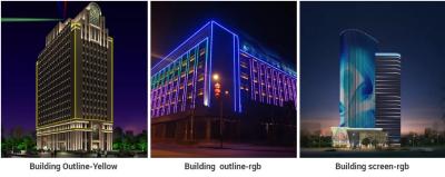 China DC24V 12W SMD5050 RGB LED Linear Light DMX512 SPI Control Building Facade Lighting 1000mm for sale