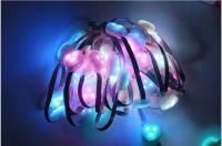 China UCS2904 RGBW LED Point Light IP67 Outdoor Waterproof 12V DC 30mm Pixel Light String for sale