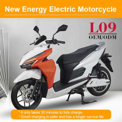 China OEM 180km-200km Electric Motorcycle Scooter Bike For Adults Fast Charging for sale
