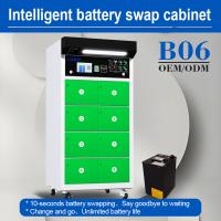 China Intelligent battery swapping cabinet for electric motorcycle 8 warehouse change and go for sale