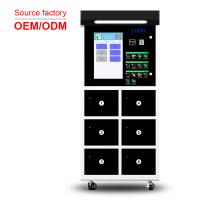 China Single Phase 6 Slot Lithium Battery Ev Swapping Station Cabinet 21 Inch 1Hz for sale