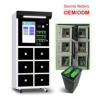 China Single Phase 6 Slot Lithium Battery Ev Swapping Station Cabinet 21 Inch 1Hz for sale