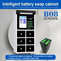 China Single Phase 6 Slot Lithium Battery Ev Swapping Station Cabinet 21 Inch 1Hz for sale