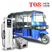China 3000w Commercial Passenger Electric Tuk Tuk Touring Rickshaw 50km/H for sale